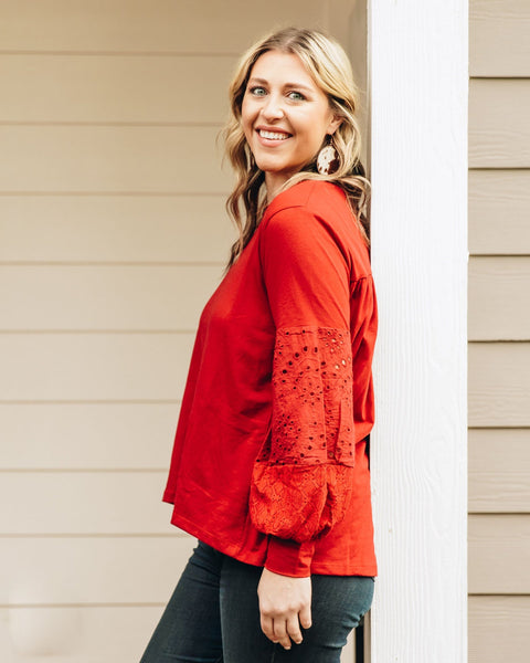 Rare Beauty Long Sleeve Top – Mae's Barntique